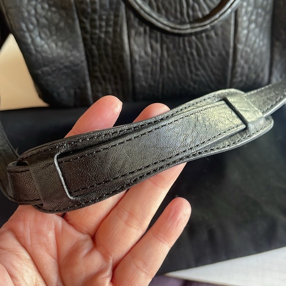 Alexander Wang | Bags | Alexander Wang Black Pebbled Leather Silver ...